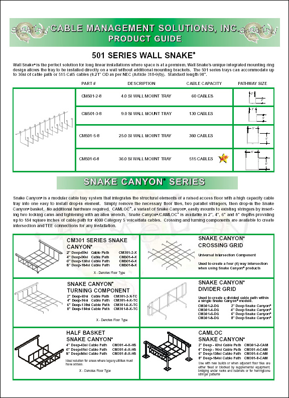 Snake Tray Canyon, Raceway Systems Supplier, Snake Tray Distributor ...